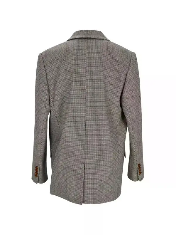 Brunello Cucinelli Houndstooth-pattern Double-breasted Blazer