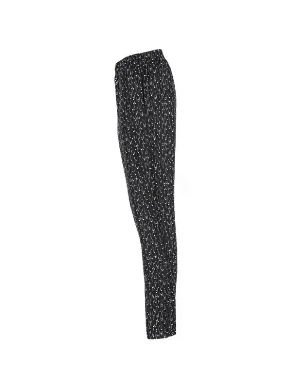 Dolce & Gabbana Straight-leg Printed Trousers - Black