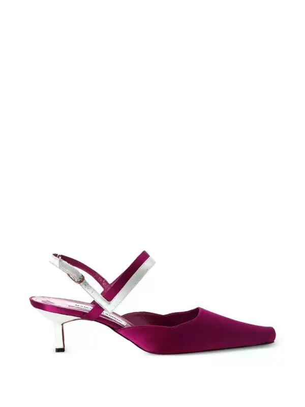 Manolo Blahnik Kitten-heel Pumps