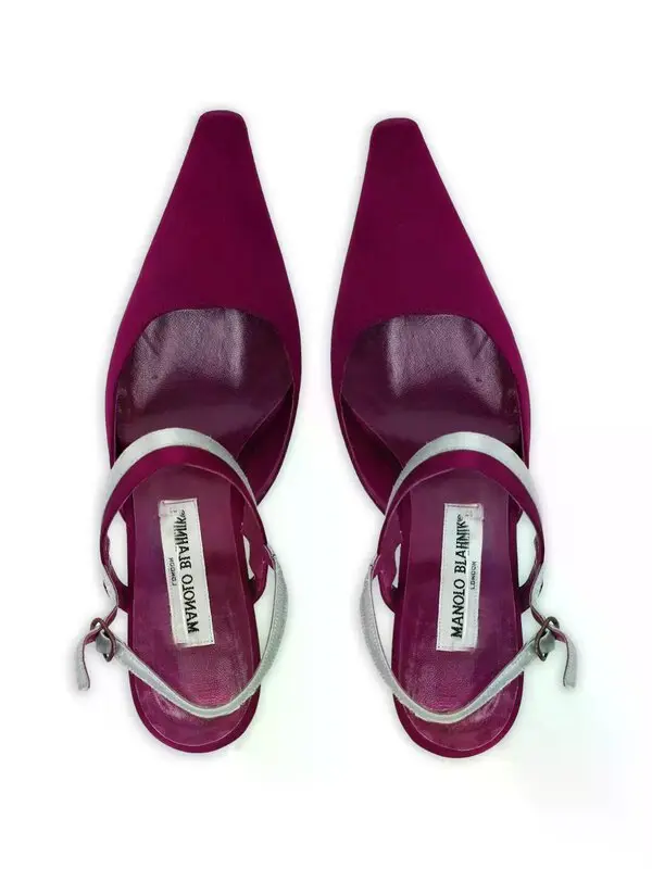 Manolo Blahnik Kitten-heel Pumps
