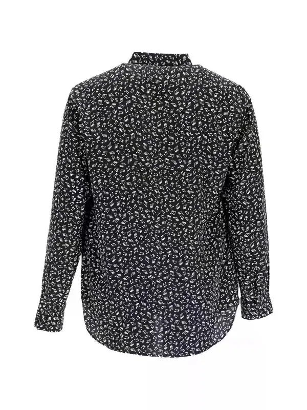 Saint Laurent Music-note Print Shirt