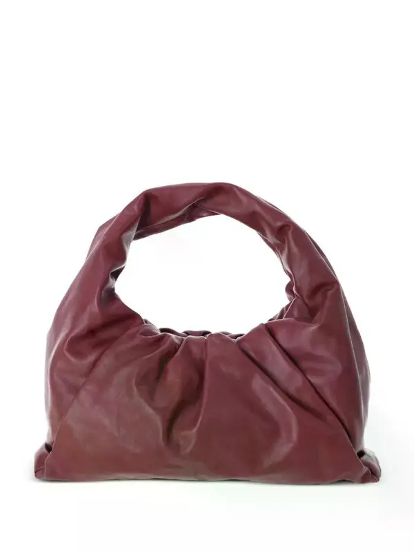 Bottega Veneta Leather Shoulder Bag - Red