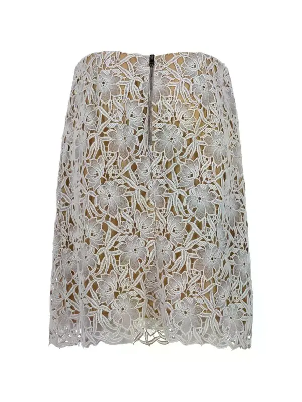 Burberry Lace Midi Skirt