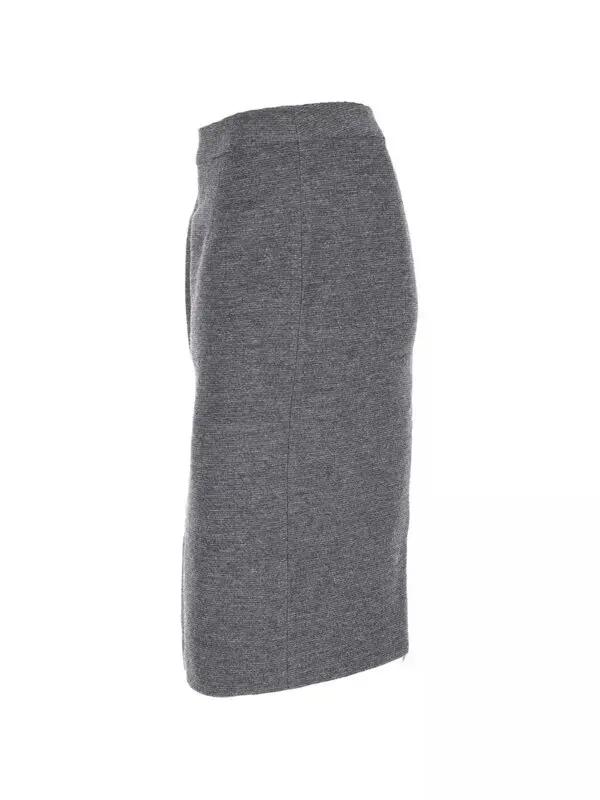 LANVIN Wool Pencil Midi Skirt