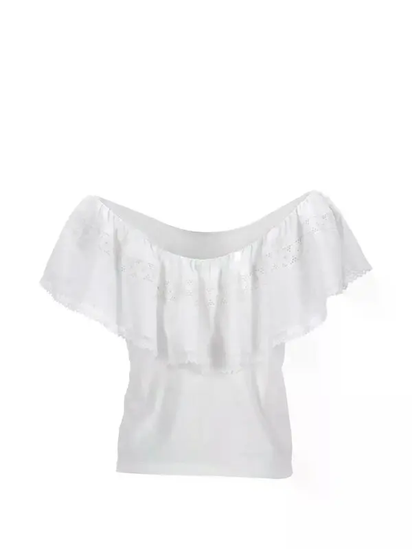 Sandro Off-the-shoulder Cotton Blouse