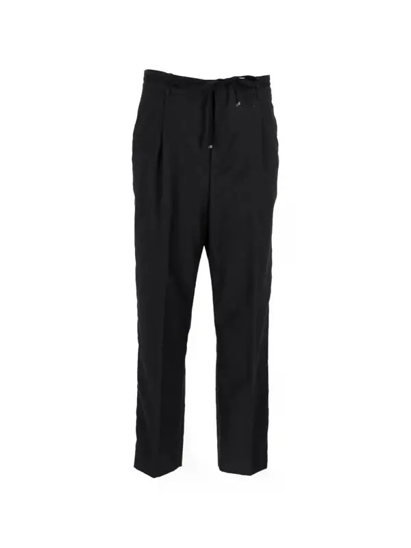 Saint Laurent Pleated Drawstring Trousers