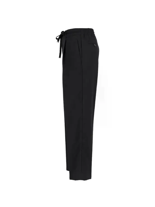 Saint Laurent Pleated Drawstring Trousers