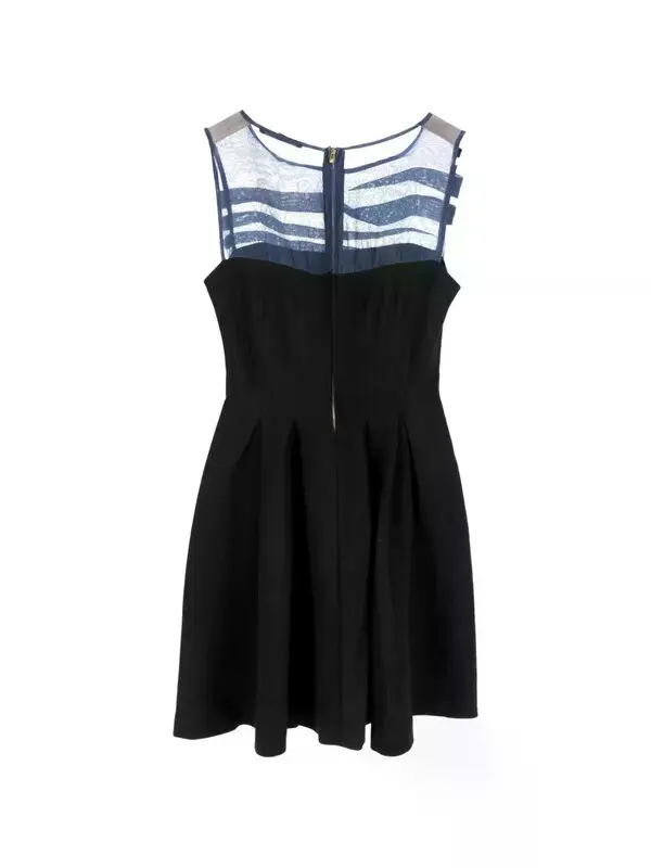 Maje Pleated Sleeveless Mini Dress