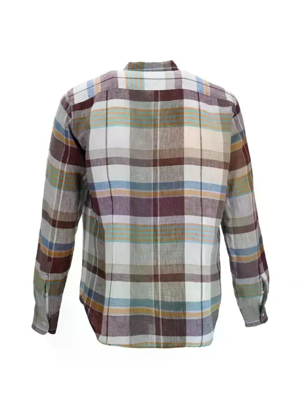 Missoni Plaid Buttoned Linen Shirt