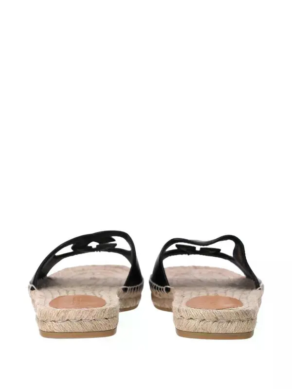 Gucci Interlocking G Leather Espadrilles