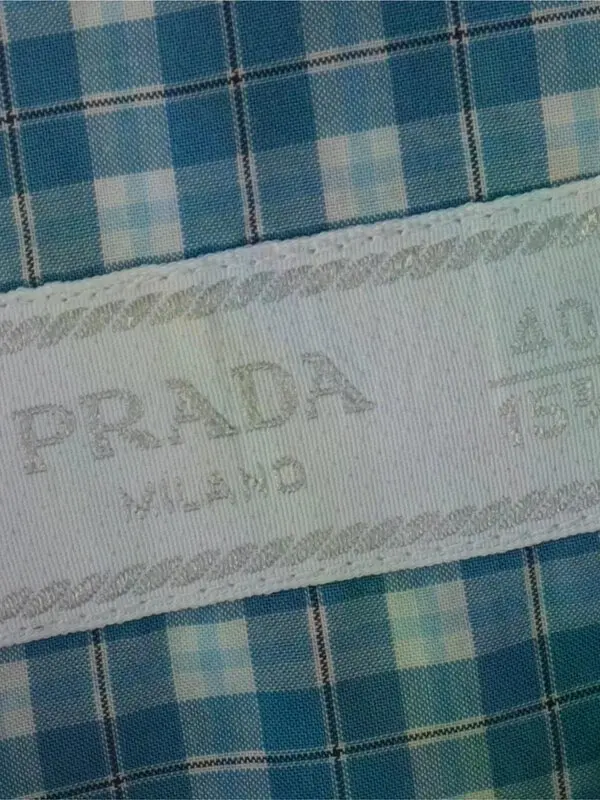 Prada Plaid Cotton Shirt