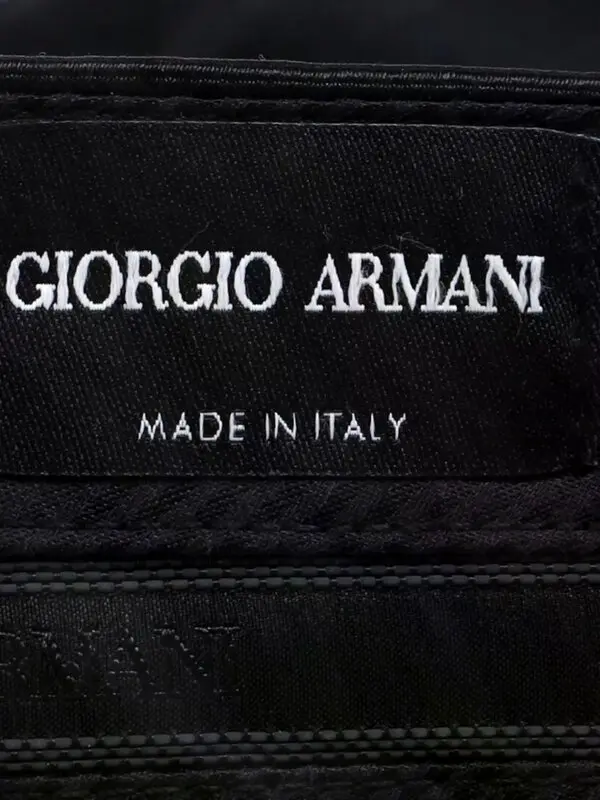 Giorgio Armani Wide-leg Trousers - Black