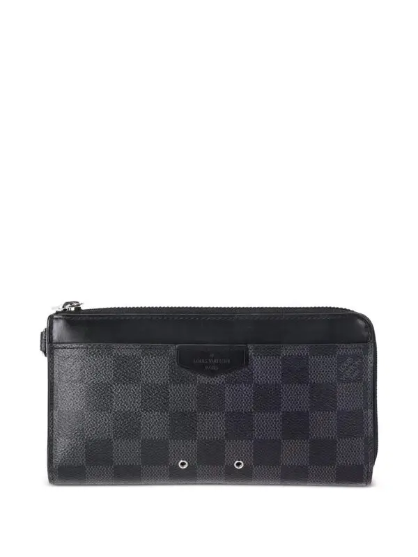 LOUIS VUITTON Dragonne Zippy Damier Wallet - Black