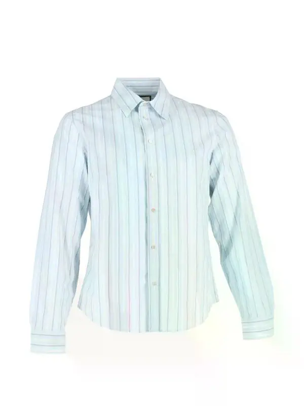 Gucci Striped-pattern Button-up Shirt - Blue
