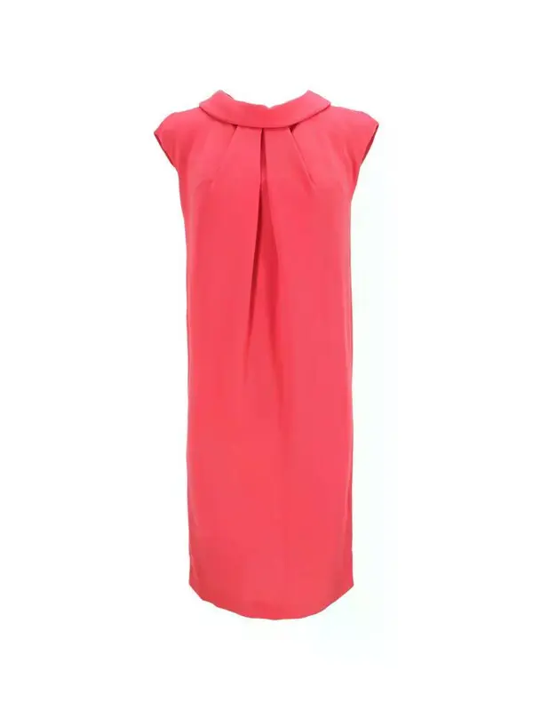 Max Mara Pleated Shift Dress - Pink