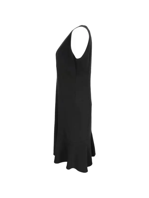 Max Mara V-neck Sleeveless Midi Dress