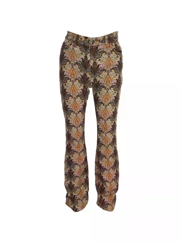 Etro Printed Flared Trousers