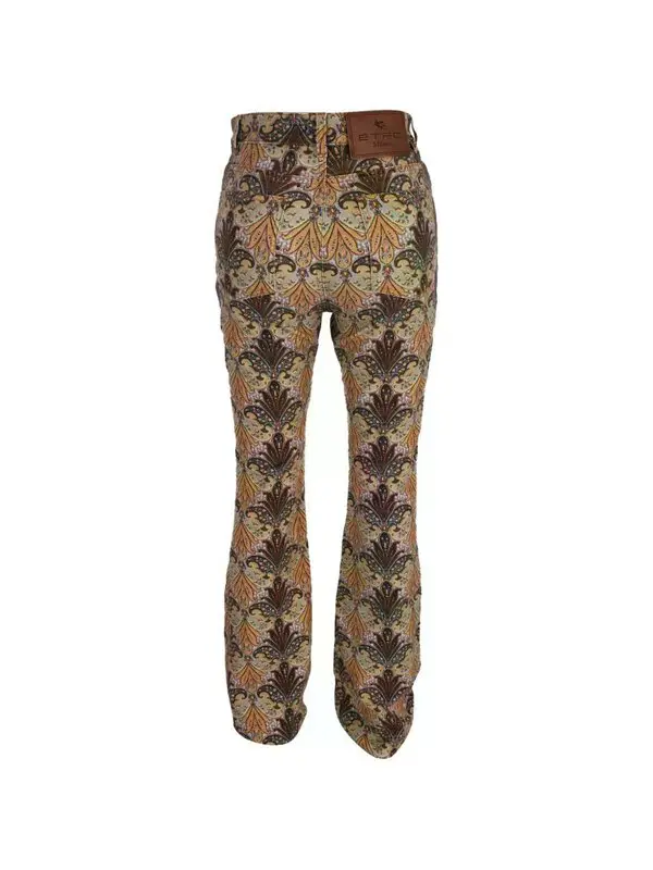 Etro Printed Flared Trousers