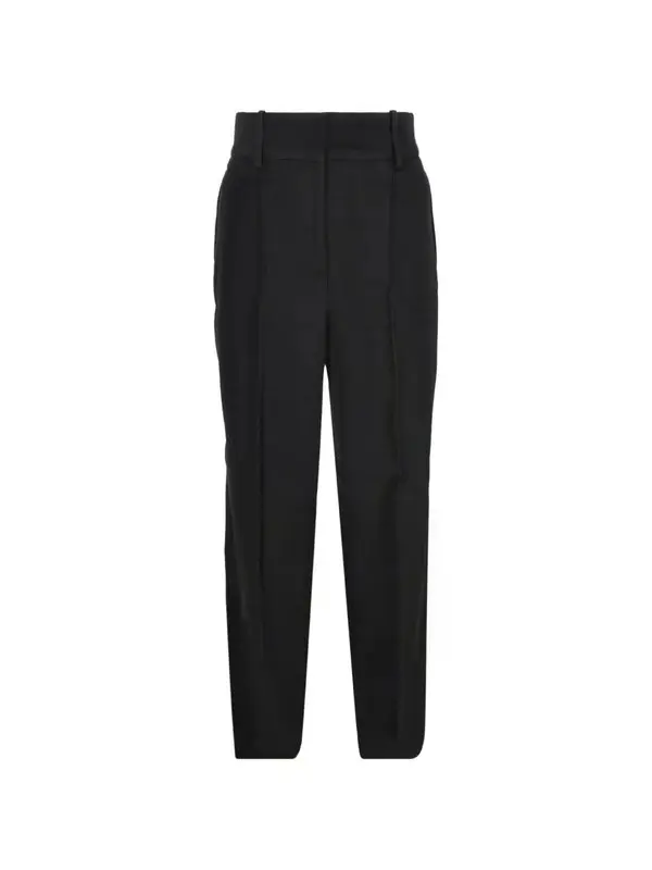 Givenchy High-rise Straight-leg Trousers - Black