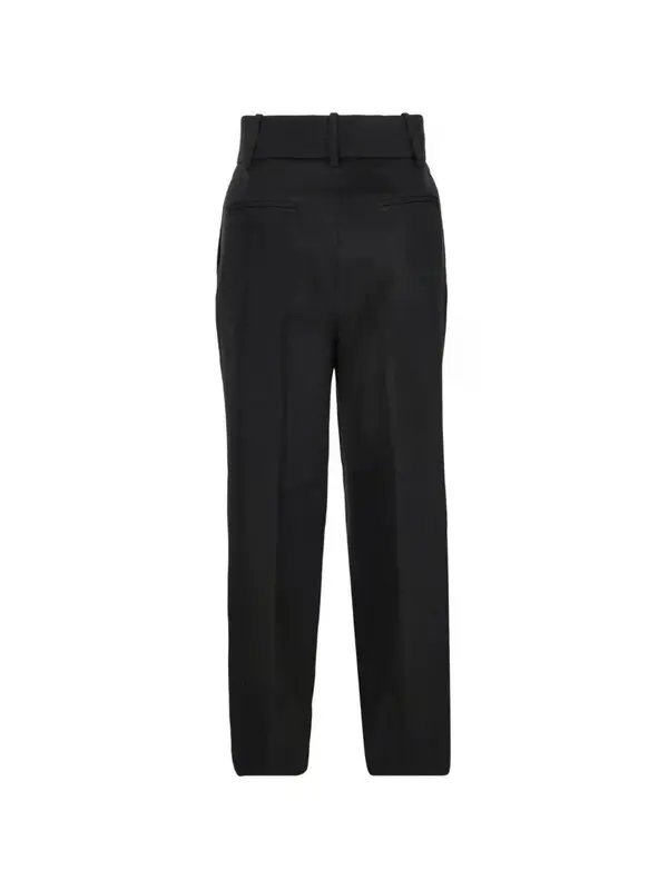 Givenchy High-rise Straight-leg Trousers - Black