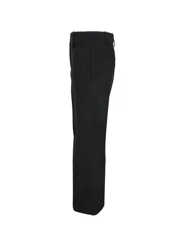 Givenchy High-rise Straight-leg Trousers - Black