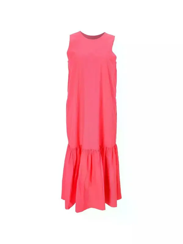 THE FRANKIE SHOP Loulou Flouncy Sleeveless Dress - Pink