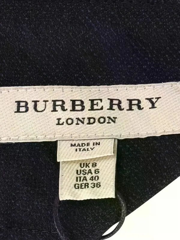 Burberry Wool Mini Skirt