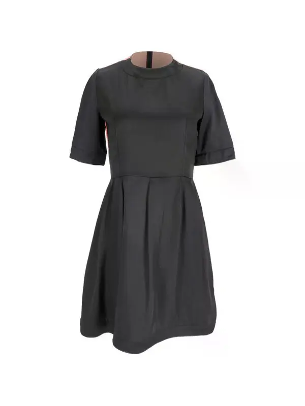 Marni A-line Color-block Mini Dress - Black