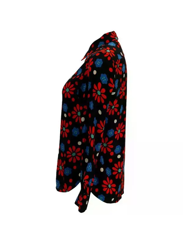 Saint Laurent Floral-print Button-down Shirt
