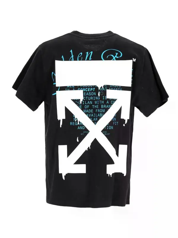 Off-White Dripping Arrows Cotton T-shirt
