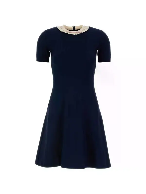 Valentino Garavani Knit Mini Dress - Blue