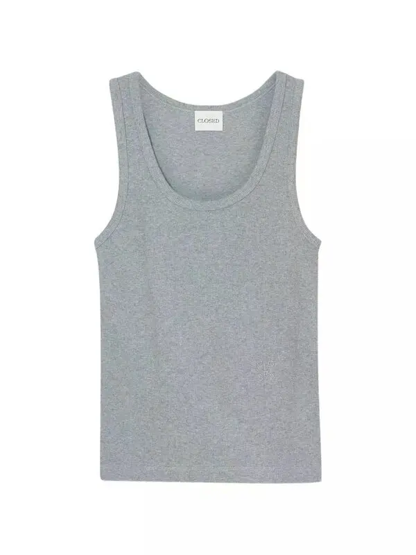 Closed Ribbed Tank Top