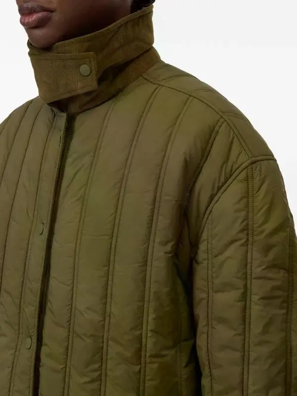 Closed Quilted Pockets Jacket