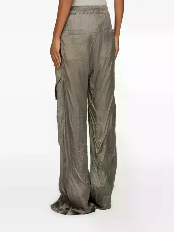 Rick Owens Drawstring-fastening Cargo Trousers - Grey