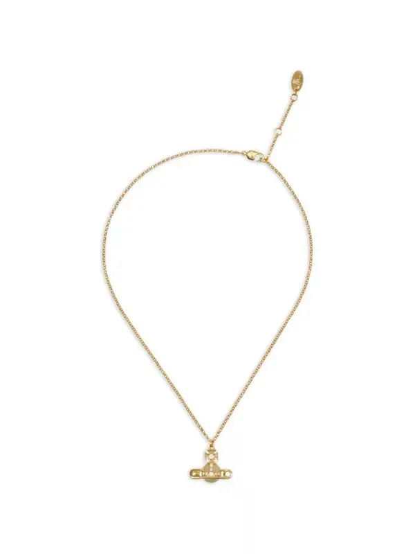 VIVIENNE WESTWOOD Kitty Crystal-pendant Necklace - Gold