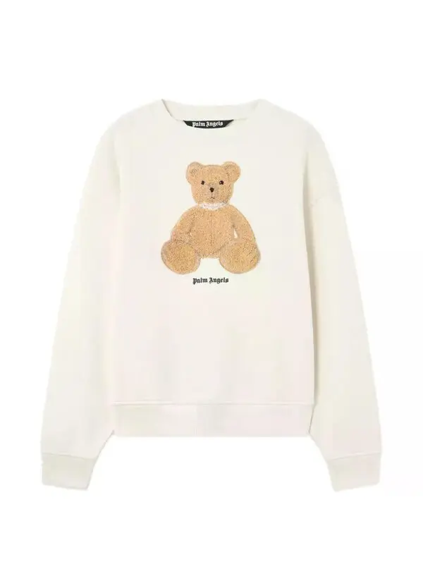 Palm Angels Bear Graphic Sweatshirt - Neutrals