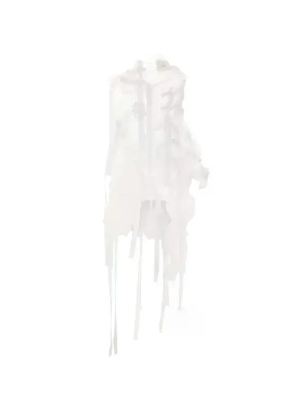 ROISIN PIERCE Flower-embellished Ribbon Blouse