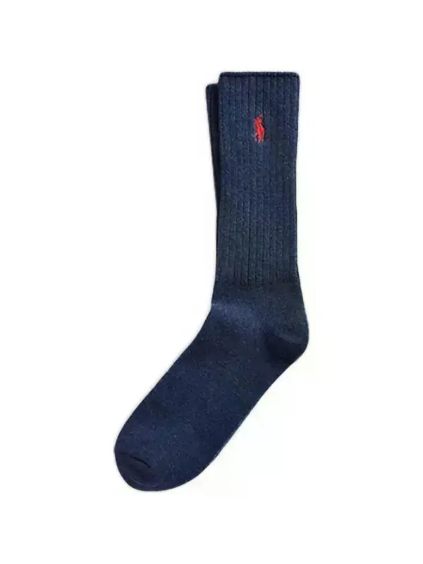 Polo Ralph Lauren Logo-embroidered Socks - Blue
