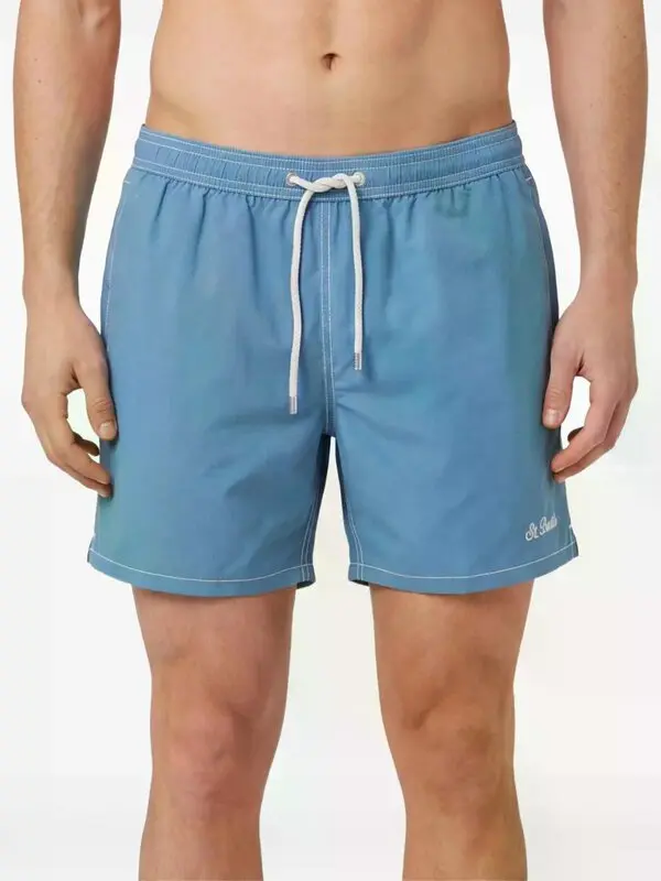 MC2 SAINT BARTH Drawstring Swim Shorts - Blue