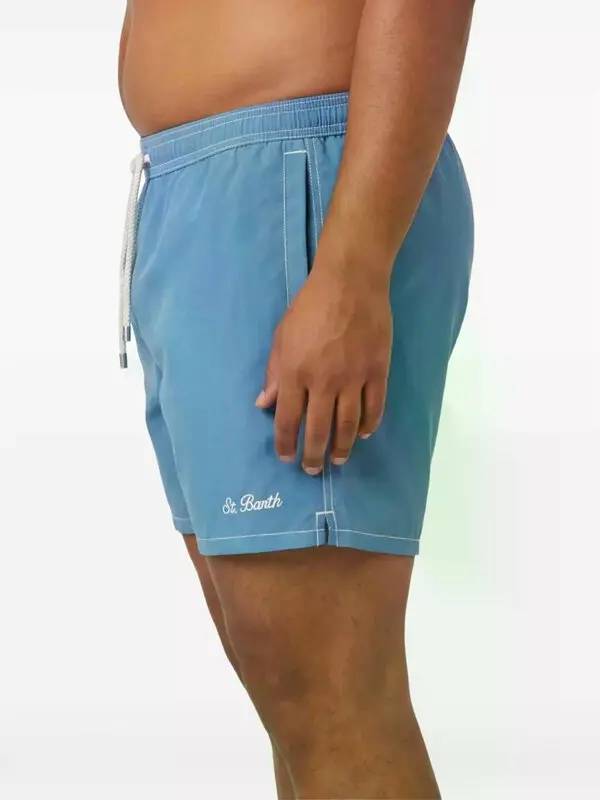 MC2 SAINT BARTH Drawstring Swim Shorts - Blue