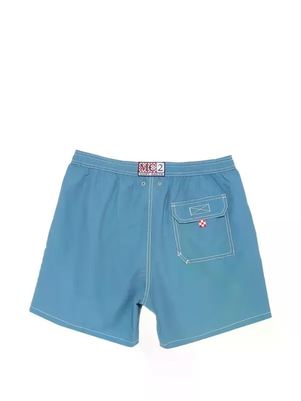 MC2 SAINT BARTH Drawstring Swim Shorts - Blue
