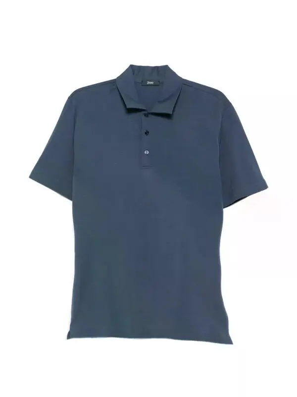 Herno Short-sleeve Polo Shirt - Blue