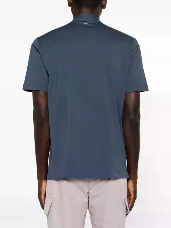 Herno Short-sleeve Polo Shirt - Blue