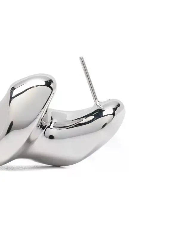 MARIA BLACK Palomino Saddle Earrings - Silver