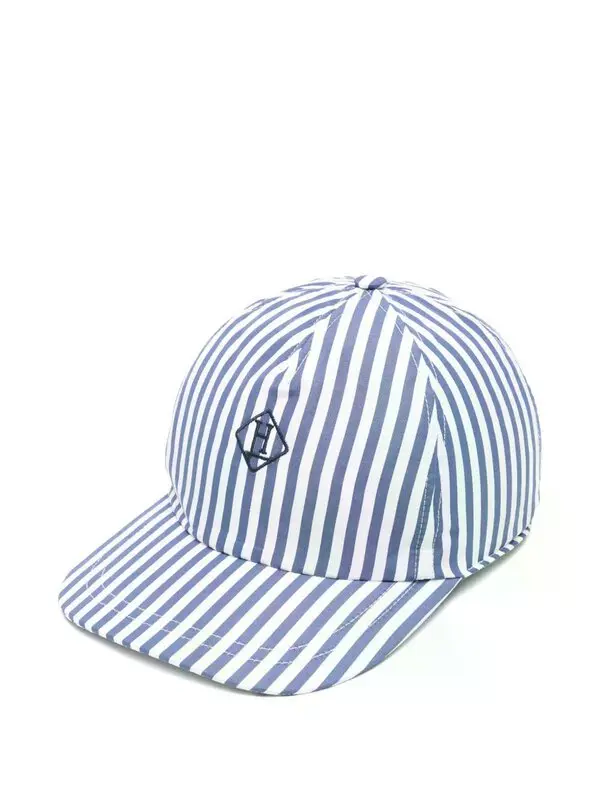 Herno Striped Baseball Cap