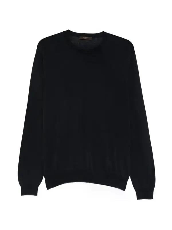 ZANONE Long-sleeve Crew Neck T-shirt - Black