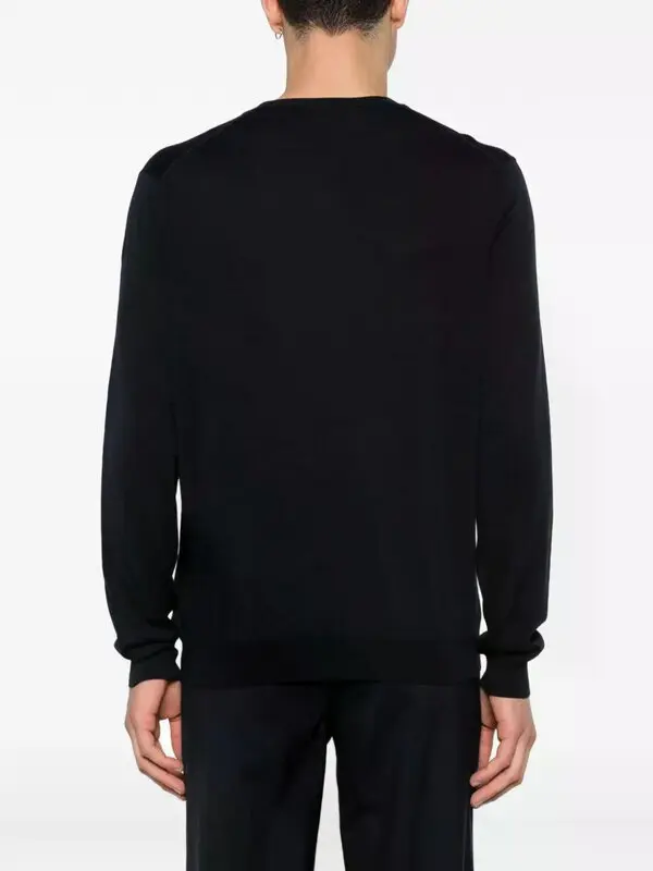 ZANONE Long-sleeve Crew Neck T-shirt - Black