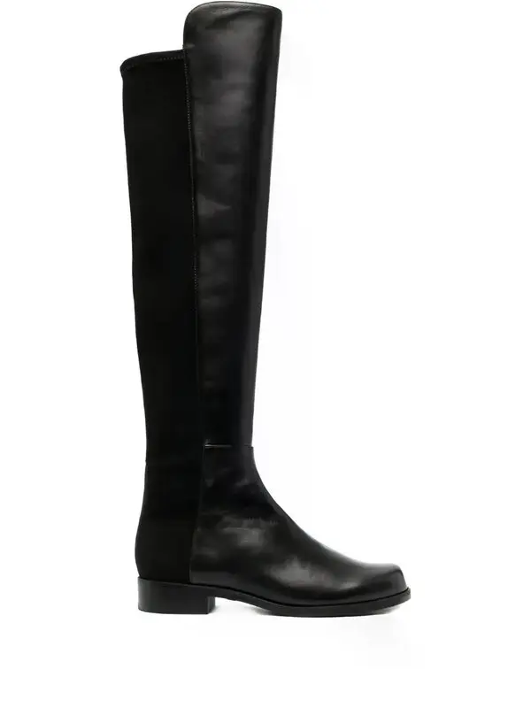 STUART WEITZMAN Paneled Leather Boots