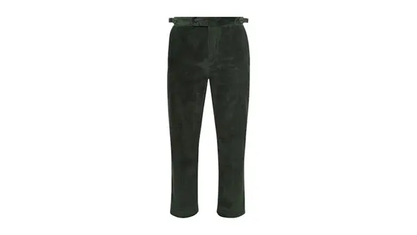 BODE Corduroy Side Buckle Pants - Green