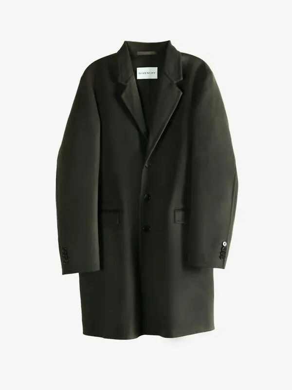 Givenchy Regular Fit Double Face 3bt Coat